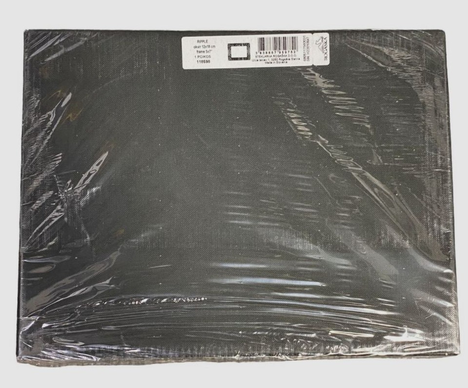 $125 Rogaska Clear Crystal Ripple Frame, 7.3" X 9.7" | eBay