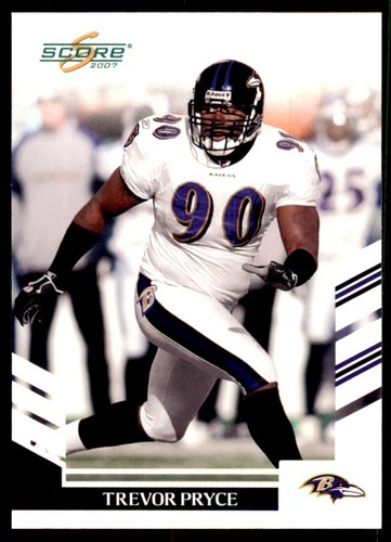 2007 SCORE TREVOR PRYCE BALTIMORE RAVENS #182 | eBay