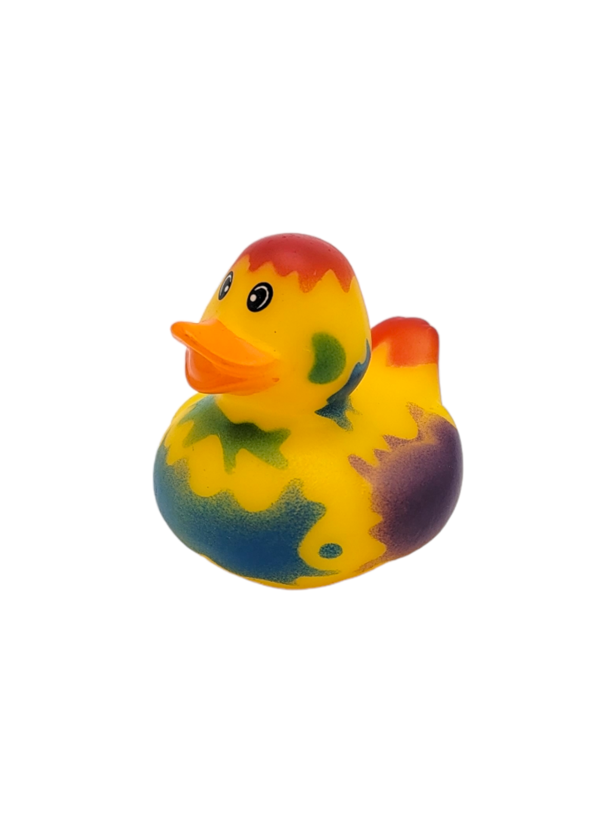 Splat Rubber Duckies (2") Standard Size. (12 Pack) Colorful Paint ...