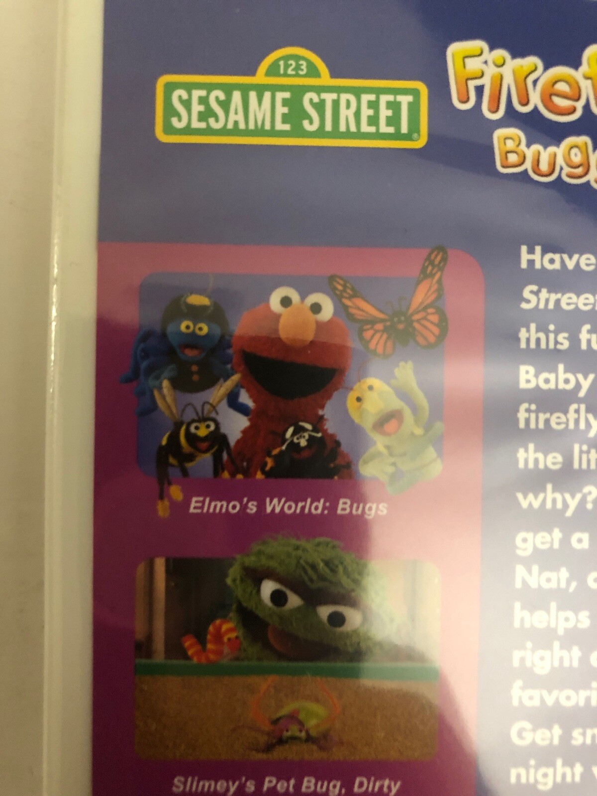 Sesame Street:Firefly Fun and Buggy Buddies (DVD, 2010)RARE VINTAGE ...
