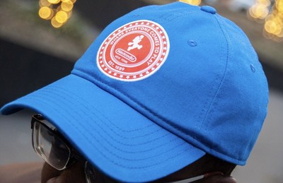 Nintendo World NY New York MARIO 1889 Coin Logo Official Hat Cap - Blue ...