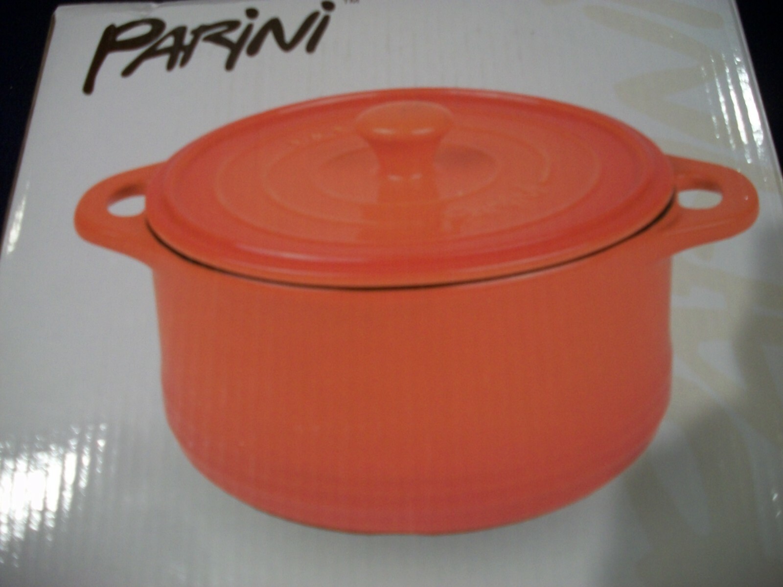 PARINI COOKWARE 2 QUART FLAMEPROOF CASSEROLE with LID New IN box | eBay