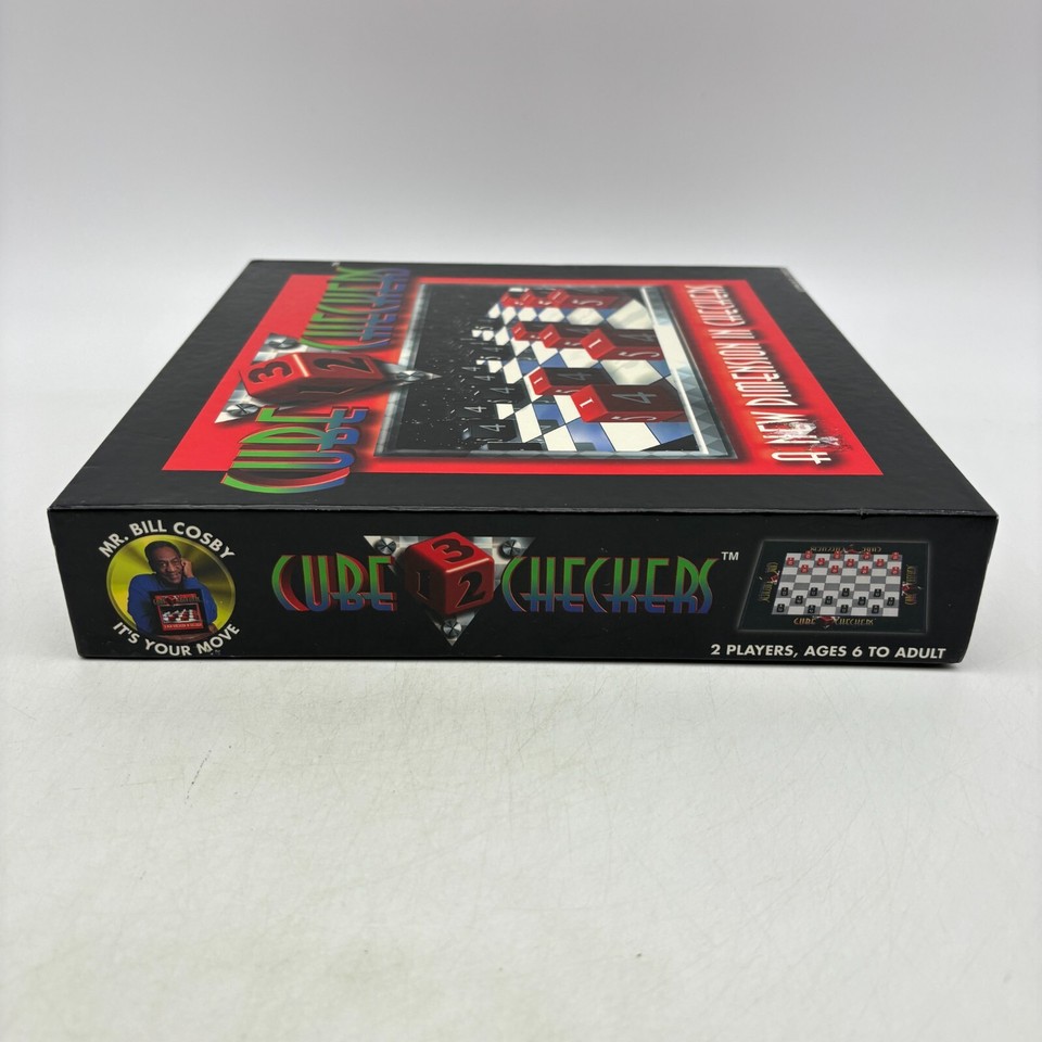 VINTAGE Cube Checkers COMPLETE 1998 Dice Classic Board Game Draughts | eBay