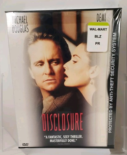 "Disclosure" DVD Michael Douglas, Demi Moore, 1994 Snap Case ~ NEW ...