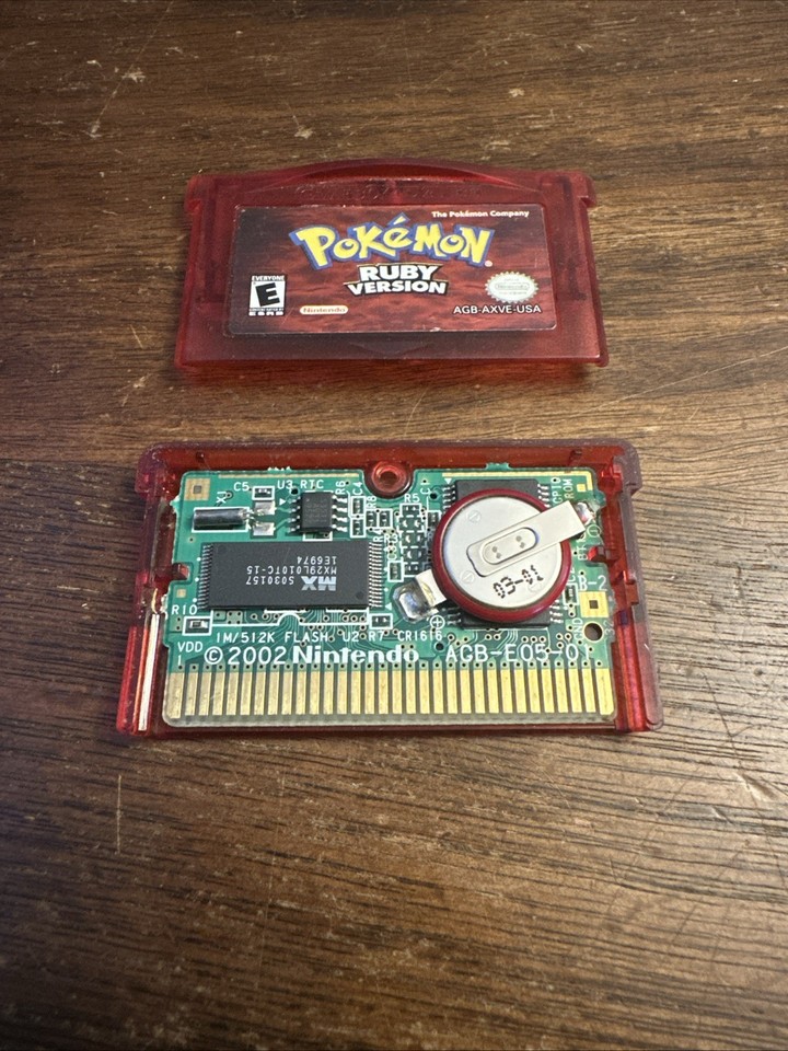 Pokemon Ruby (Nintendo GameBoy Advance GBA, 2003) Tested - Authentic | eBay