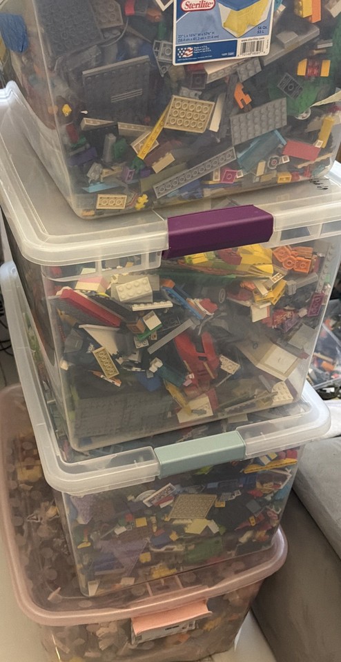 LEGO 30 lbs Pounds Random Parts Pieces Building Plates Blocks Bulk Lot ...