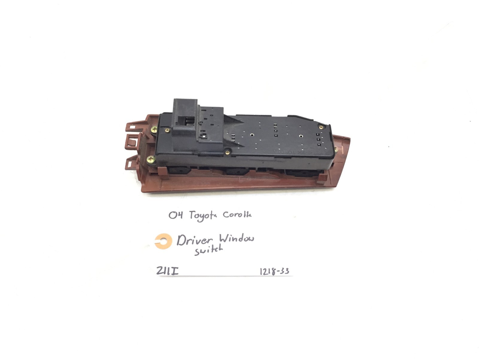 03 04 05 06 07 08 TOYOTA COROLLA DRIVER MASTER WINDOW SWITCH OEM 74232 ...