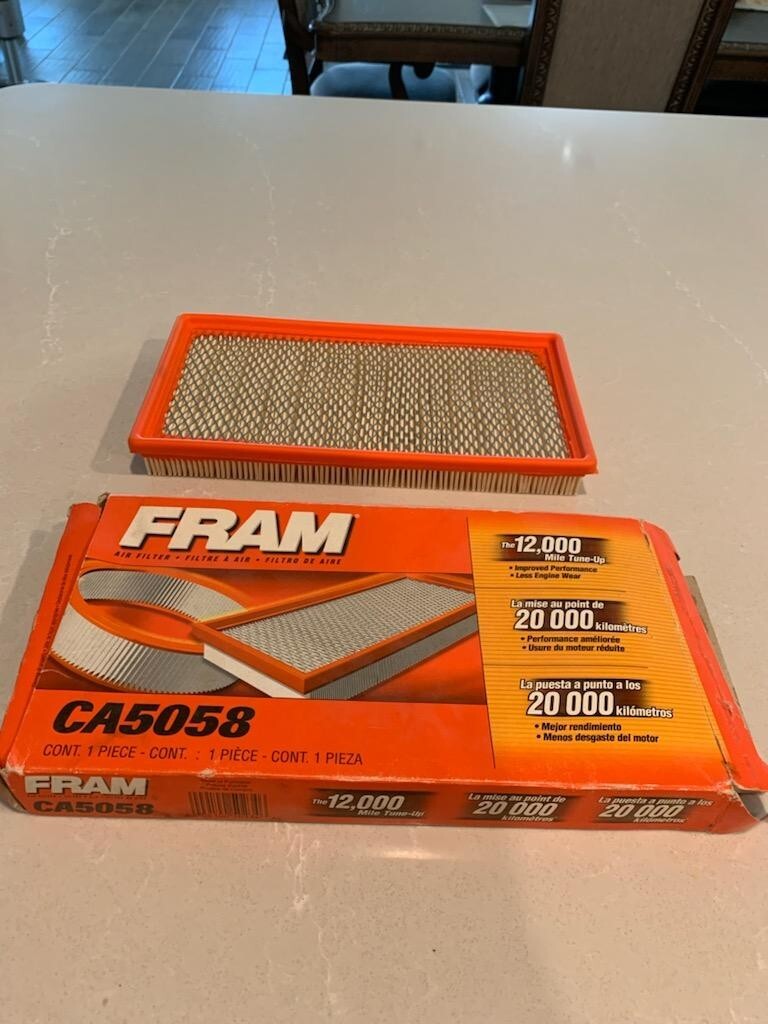 Fram CA5058 - Air filter cross reference