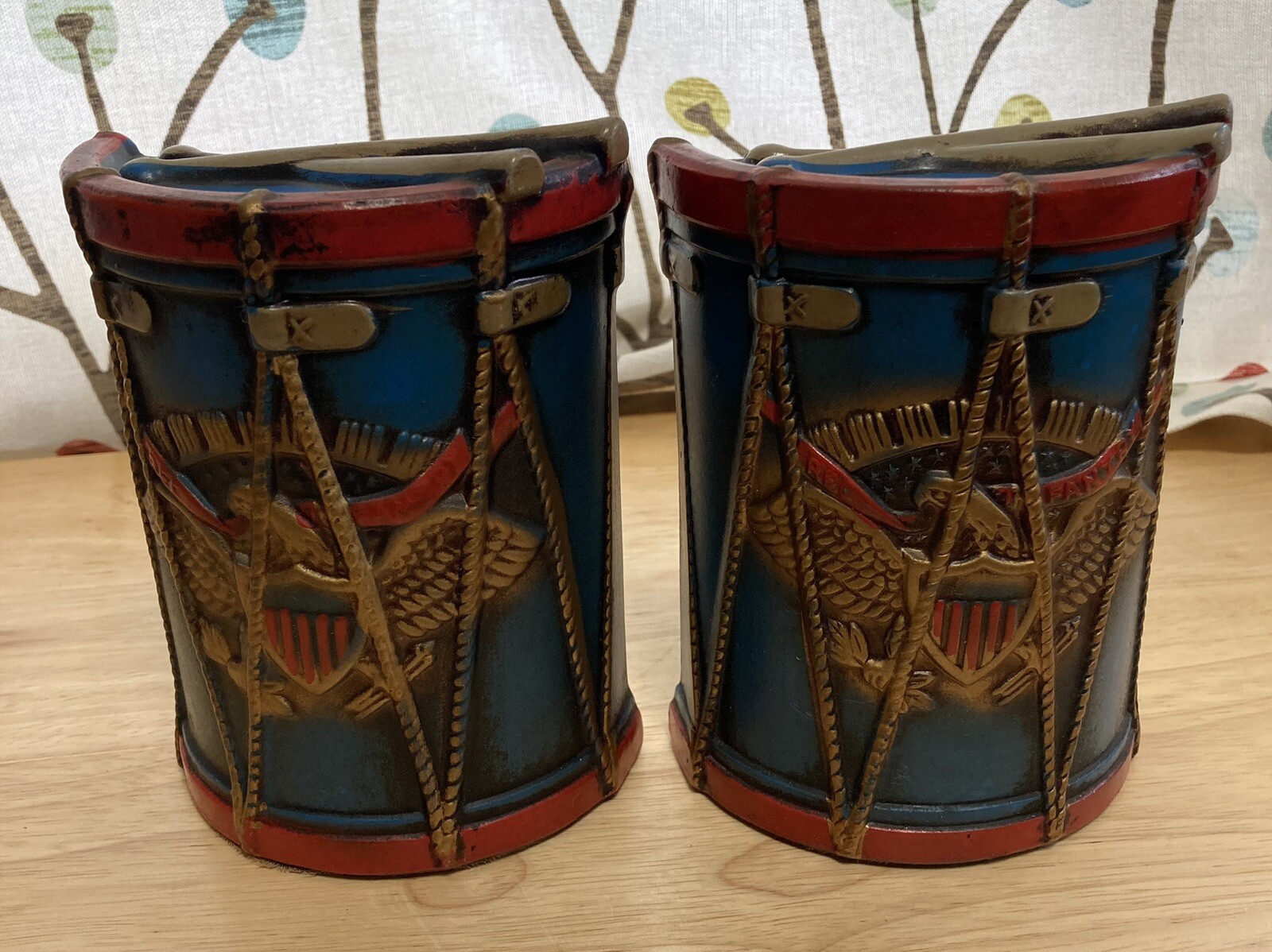 LEGO Civil War Bi-Centennial Drum Chalkware Vintage-Japan Bookends | eBay