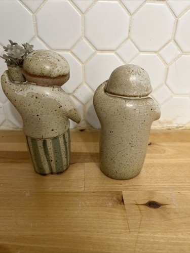 Vintage Pair Of Japanese Pottery Stoneware Gempo Figurines | eBay