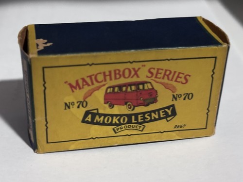 Matchbox Moko Lesney No. 70 Thames Estate Car, B5 Type EMPTY BOX Only ...