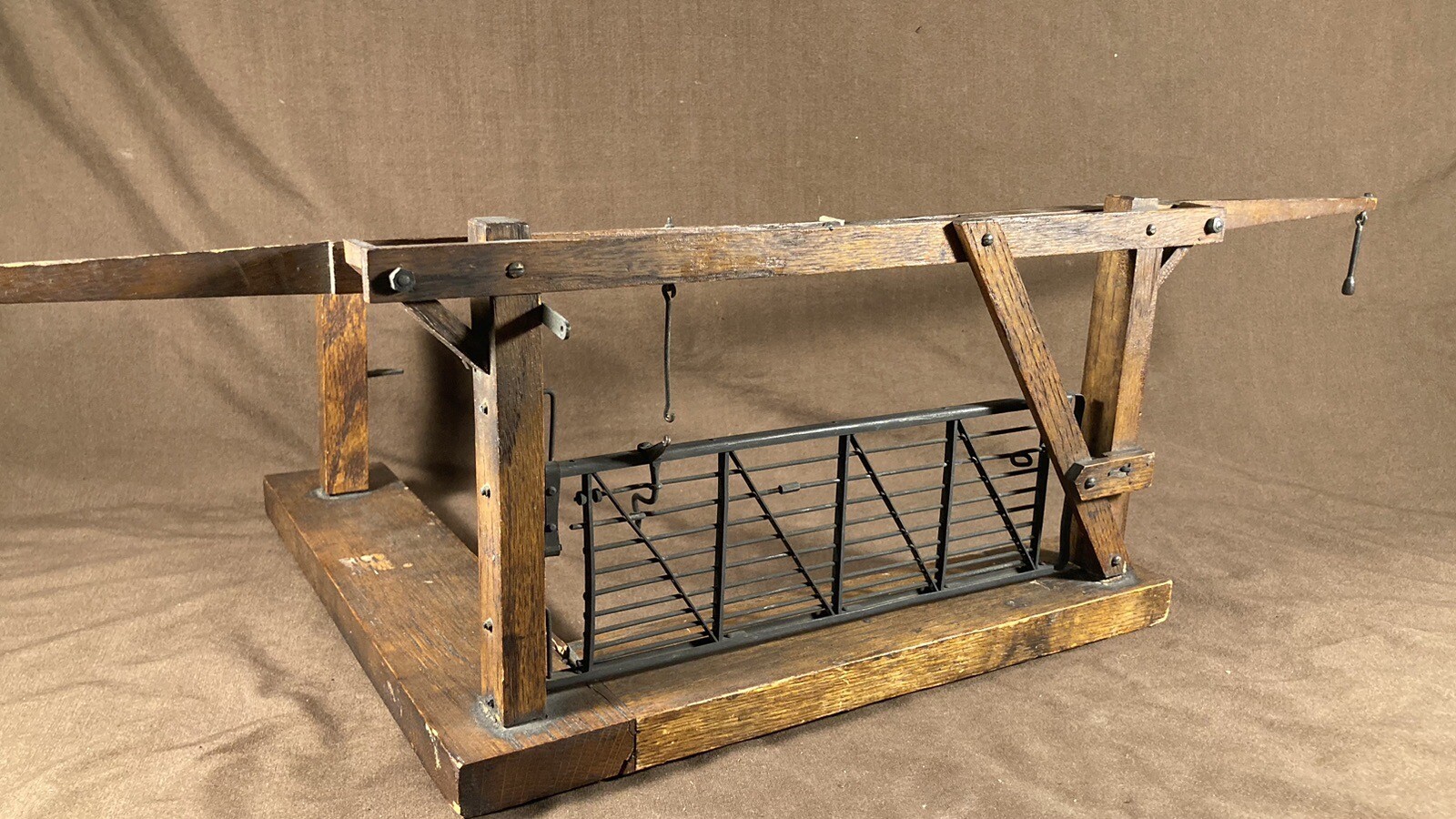 19th Century Salesman Sample Farm Cattle Ranch Automatic Gate Patent ...