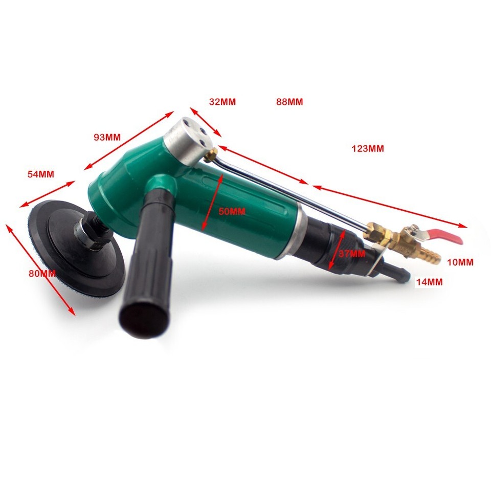 New Pneumatic Polishing Machine Air Polisher Marble Wind Grinder 100MM ...