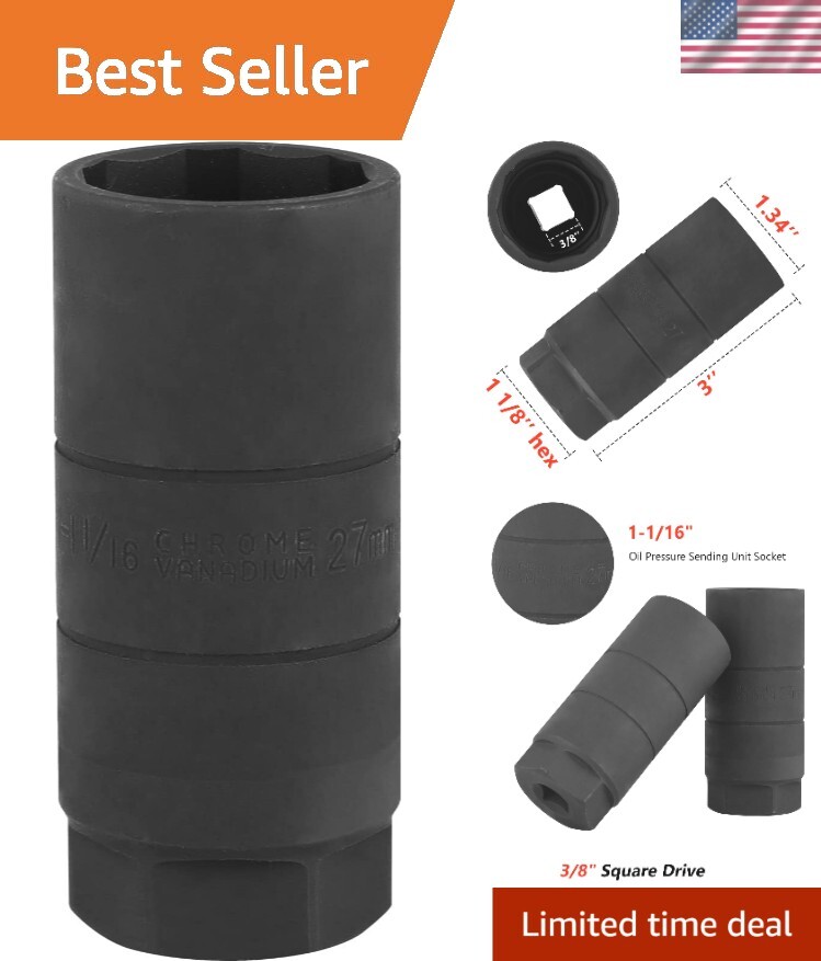 Oil Pressure Sensor Switch Socket For Special Size 1-1/16 Inch 27mm ...