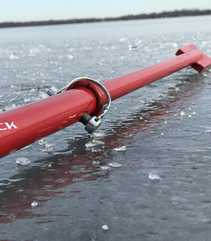 Ice Chisel Spud Bar Ice Chipper for Thin Ice Checking Chipping Holes ...