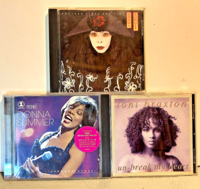 Donna Summer/Toni Braxton 3 CD lot; Un-Break My Heart, Live & More ...
