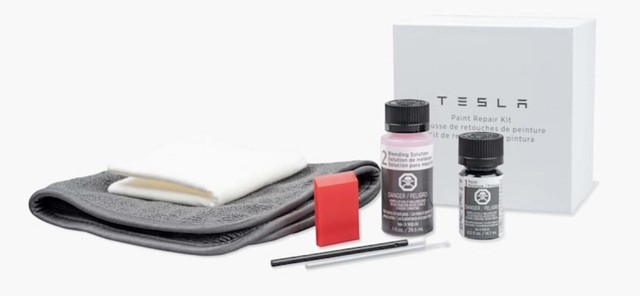 Official Tesla Paint Repair Kit Solid Black PBSB for sale online | eBay