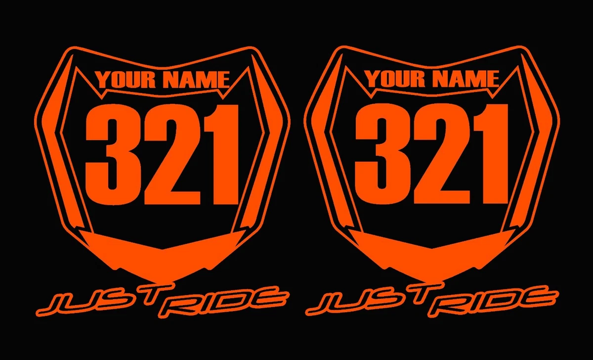 Dirt Bike Number Plate Tattoos