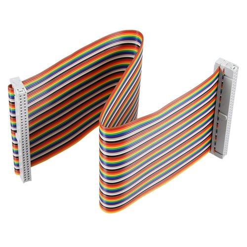 IDC 64 Pins Wire Flat Multicolored Flexible Rainbow Ribbon Jumper Cable 30cm 714998127211| eBay