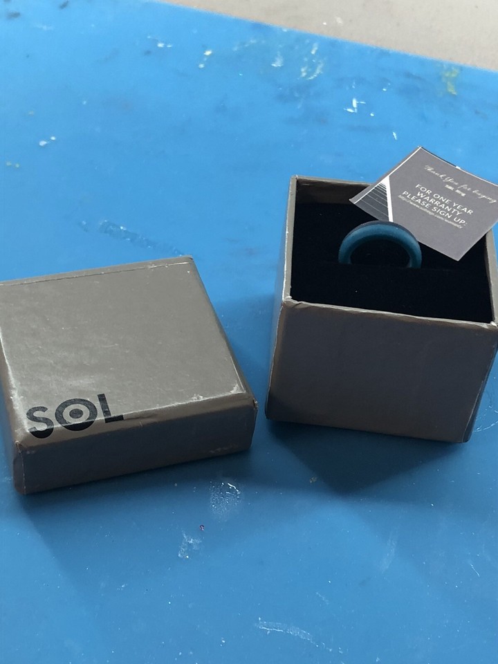 SOL Womens Silicone Wedding Ring Band - Two Tone Rubber Wedding Ring ...