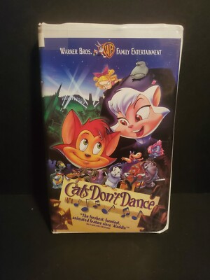 Cats Don T Dance Turner Feature Animation Vhs Tape David Kirschner Wb