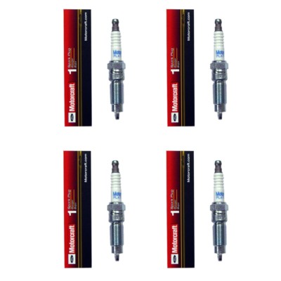 NEW Motorcraft Spark Plug Set (4) SP509 For Ford Lincoln Mercury HJFS ...