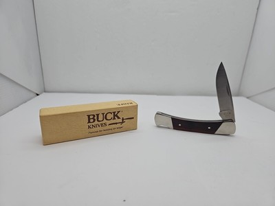 BUCK KNIFE PRINCE LOCKBACK #503/CAT #244 ROSEWOOD HANDLES 3 3/8" closed ...