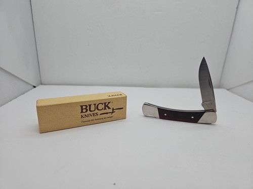 BUCK KNIFE PRINCE LOCKBACK #503/CAT #244 ROSEWOOD HANDLES 3 3/8" closed ...