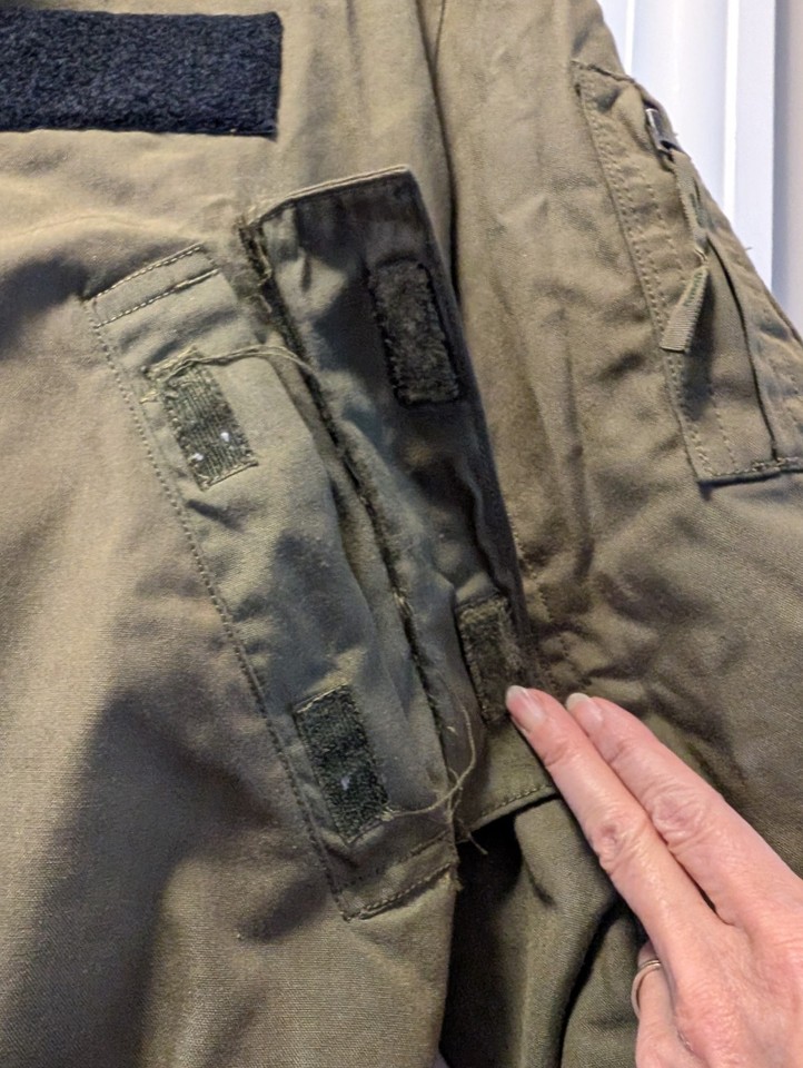 Vtg 1980 US Army Cold Weather Jacket High Temp Res Bomber Jacket Capt ...