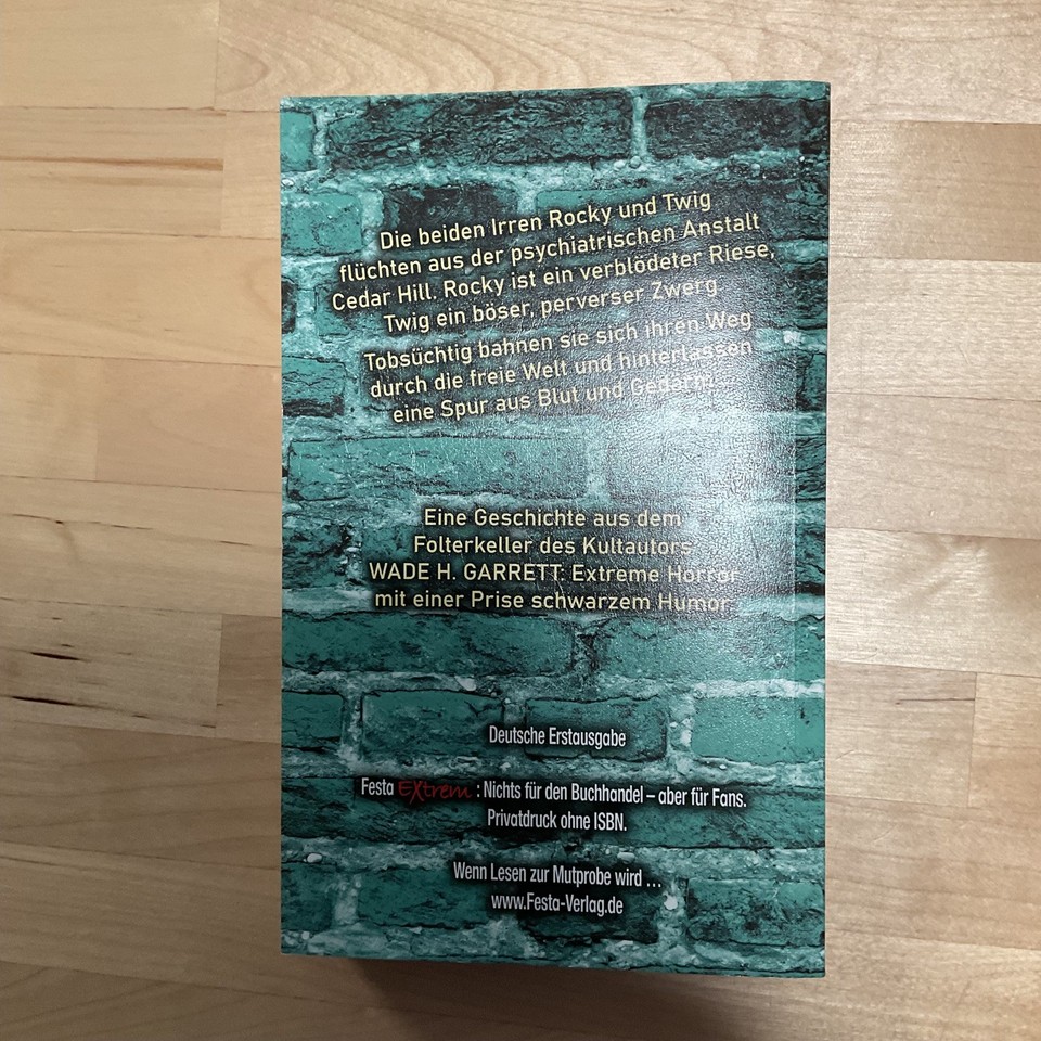 Idioten von Wade H. Garrett. Festa Extrem 53. Festa Verlag. | eBay.de
