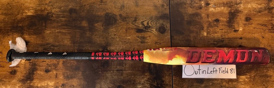 USED - 24oz ANARCHY DEMON XCORE 2 ASA SLOWPITCH SOFTBALL BAT USA END ...