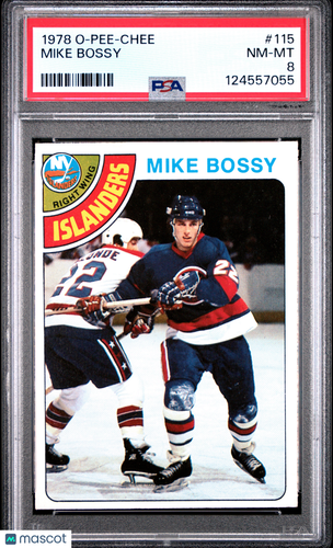 1978 O-Pee-Chee Hockey Mike Bossy RC Rookie #115 PSA 8 Islanders | eBay