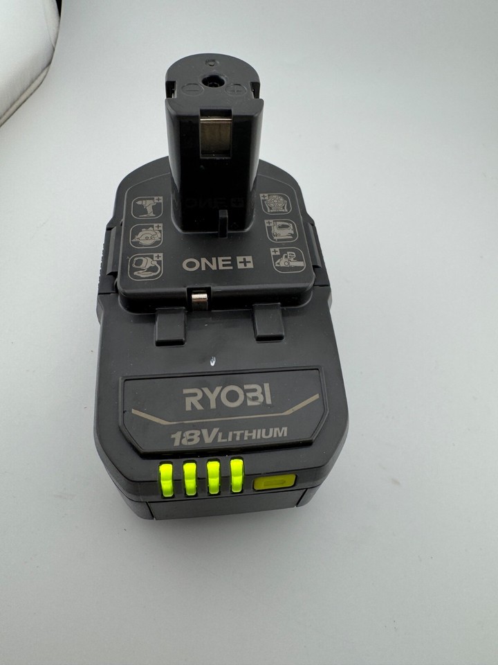 RYOBI [PBP005] GENUINE 18V ONE+ 4.0AH LITHIUM-ION RECHARGEABLE BATTERY ...