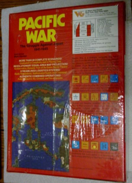 VG Victory Games : PACIFIC WAR game - War Against Japan 1941-45 (SEALED ...