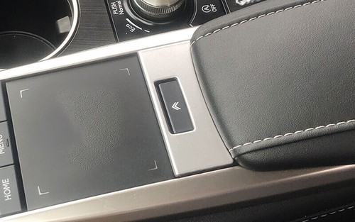 Silver Steel Middle Console Gear Shift Mouse Cover For Lexus RX350 450h ...