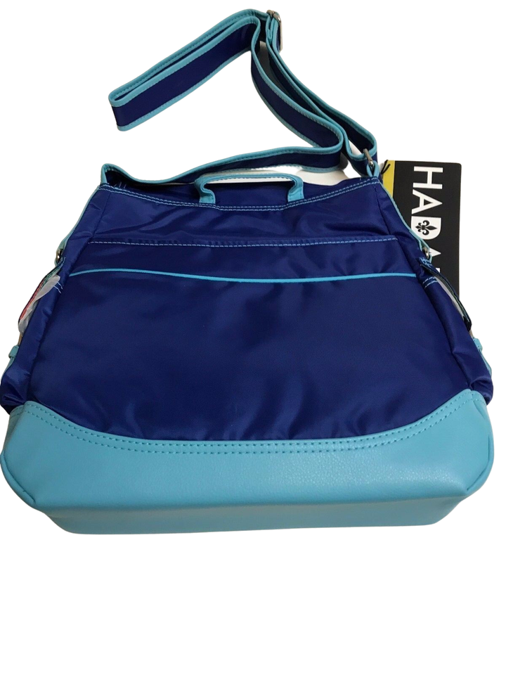Hadaki Kiko Saddle Bag Crossbody Flap Satchel Purse 15 x 13 COBALT ...