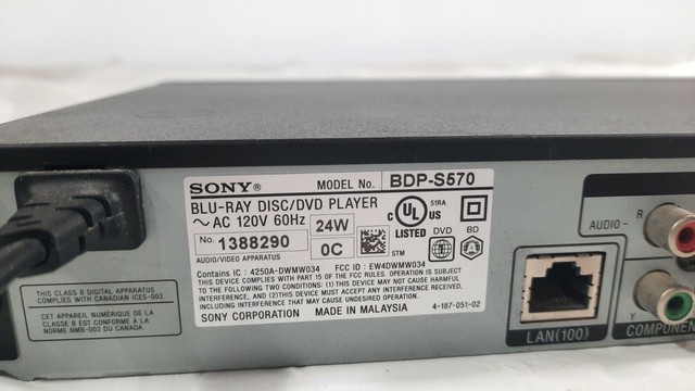 Sony Bdp-s570 3d Blu-ray DVD SACD Player for sale online | eBay