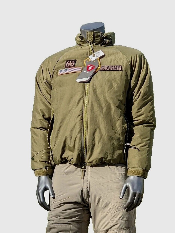 US Army Gen 3 Level 7 PCU ECW PrimaLoft Cold Weather GREEN Parka Jacket ...