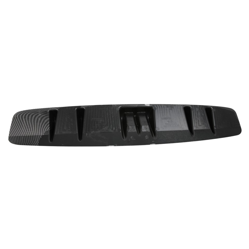 Rear Bumper Diffuser Carbon 7 Fins Spoiler Lip Splitter Body For Ford ...