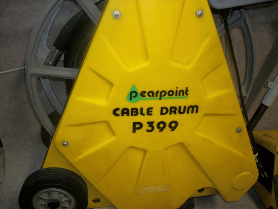 CUES PEARPOINT MAIN LINE SEWER CAMERA TRACTOR WINCH CABLE DRUM P399 ...