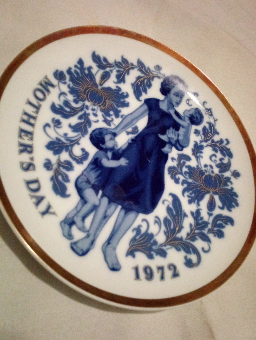 Vintage Santa Clara Mothers Day 1972, Plate 2193 Of 12000, 8" Diameter ...
