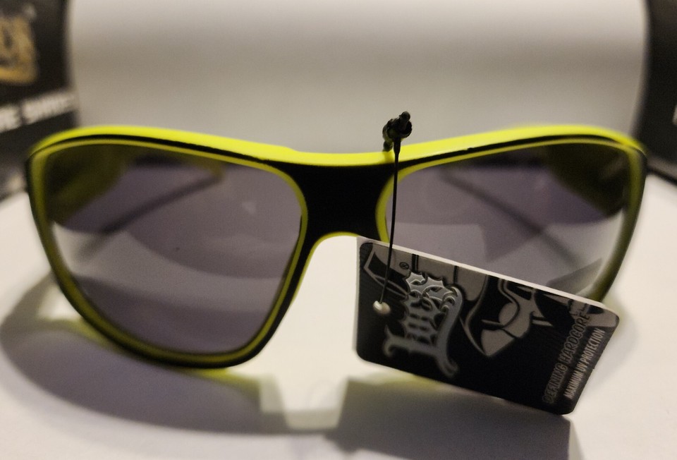 * LOCS Classic Dark Gangsta Rapper Shades OG (Red, Blue, Green, White ...