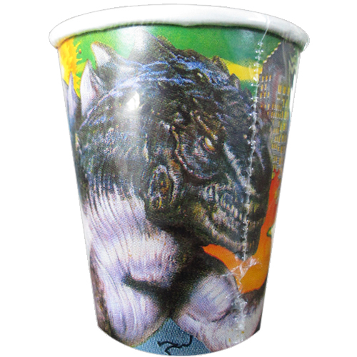 GODZILLA VINTAGE 9oz PAPER CUPS (8) ~ Birthday Party Supplies Beverage ...