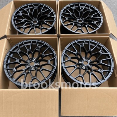 21" FORGED SATIN BLACK WHEELS RIM FITS 2021+ BMW X3M F97 X4M F97 827 ...