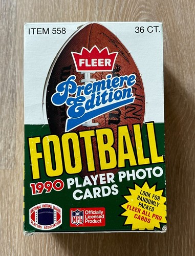 1990 Fleer Football Wax Box | eBay