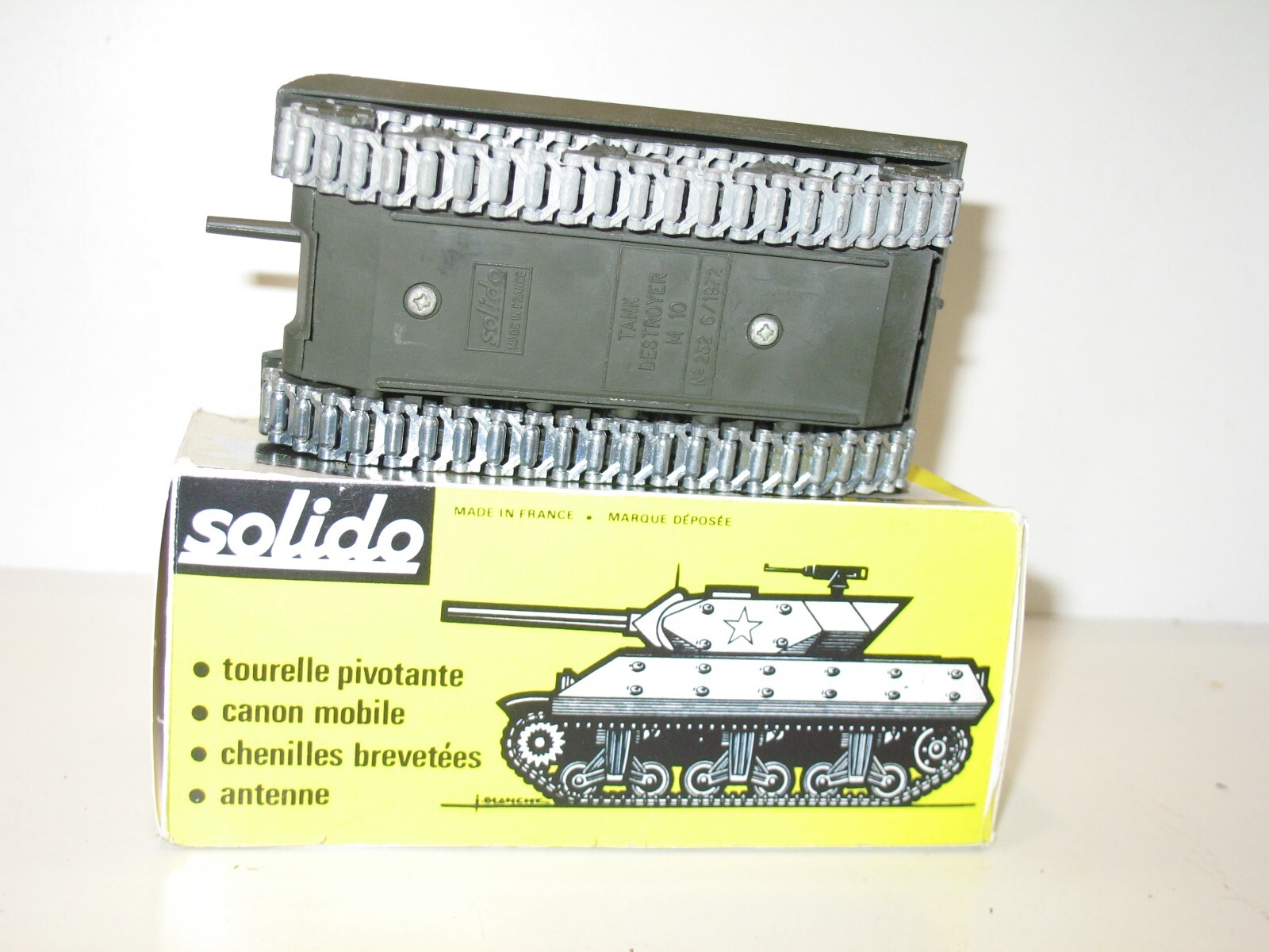 Solido Char M10 Destroyer 2'dB Alsace Version 1972 Military Metal ...