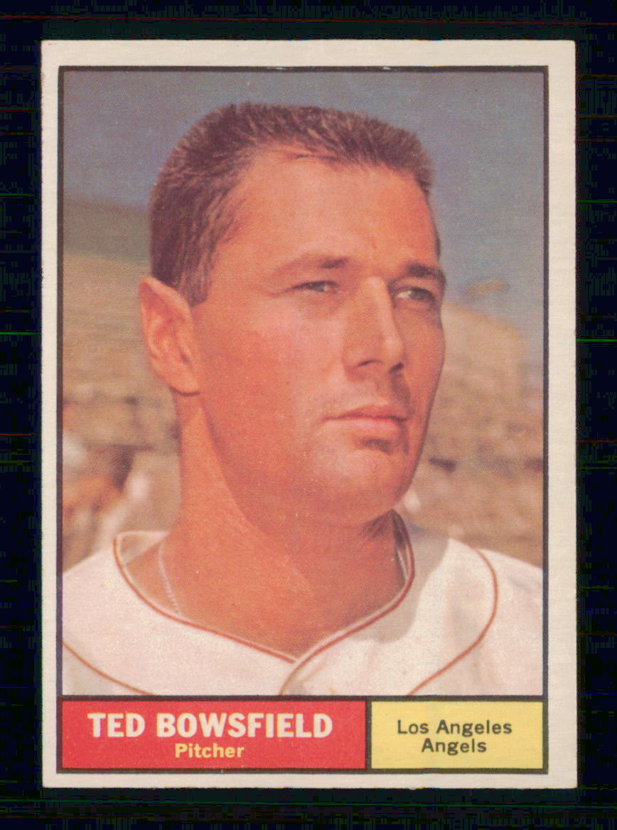 1961 TOPPS BASEBALL # 216 TED BOWSFIELD INV J8091 | eBay
