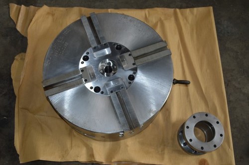 24" ROYAL MACHINE & TOOL 4-JAW CENTERING HYDRAULIC CHUCK - A2-11 or D2 ...