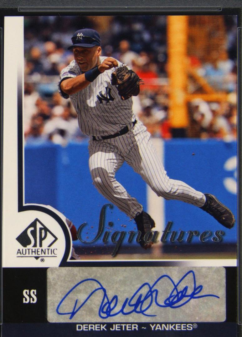 2009 SP Authentic - Signatures Derek Jeter #S-DJ (AU) for sale online ...