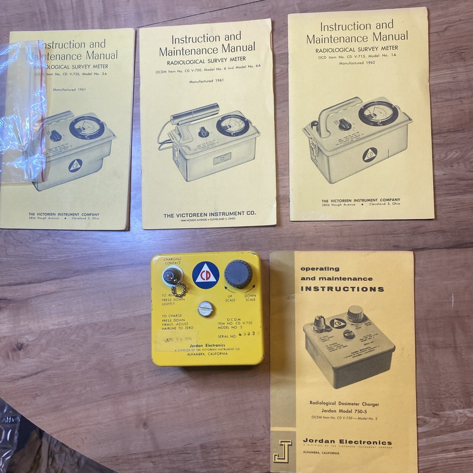 Complete & Certified Geiger Counter CD V-777-1 Radiation Detection Set ...